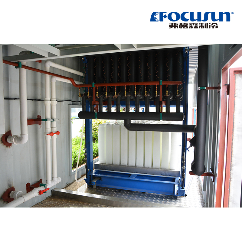 10T Containerized Block Ice Making Machine – Focusun Refrigeration Co.,Ltd.