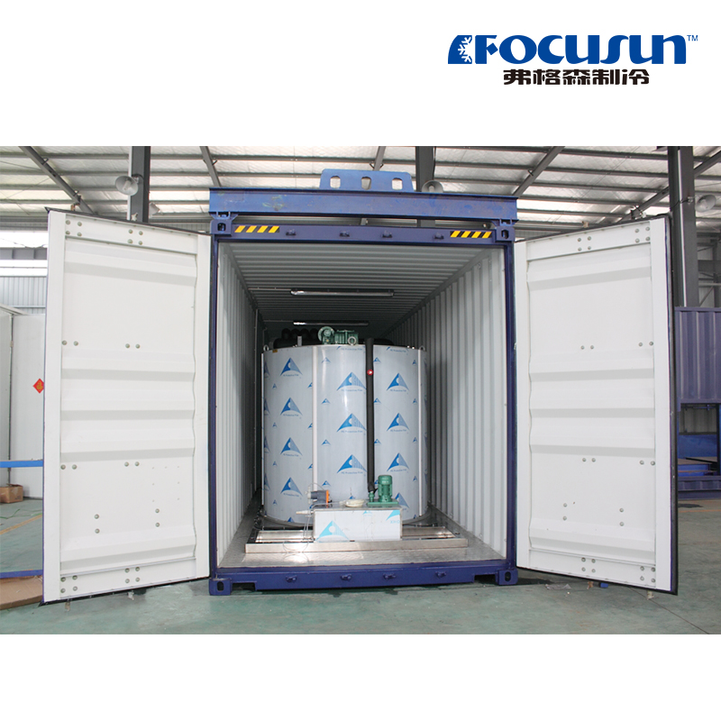 30T Containerized Flake Ice Machine – Focusun Refrigeration Co.,Ltd.