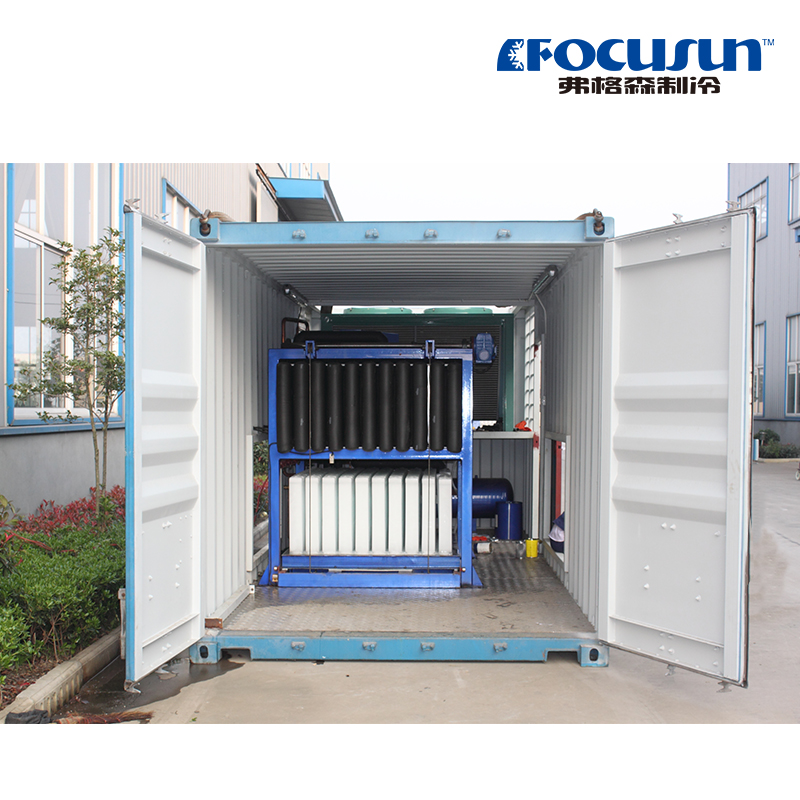 3T Containerized Block Ice Machine – Focusun Refrigeration Co.,Ltd.