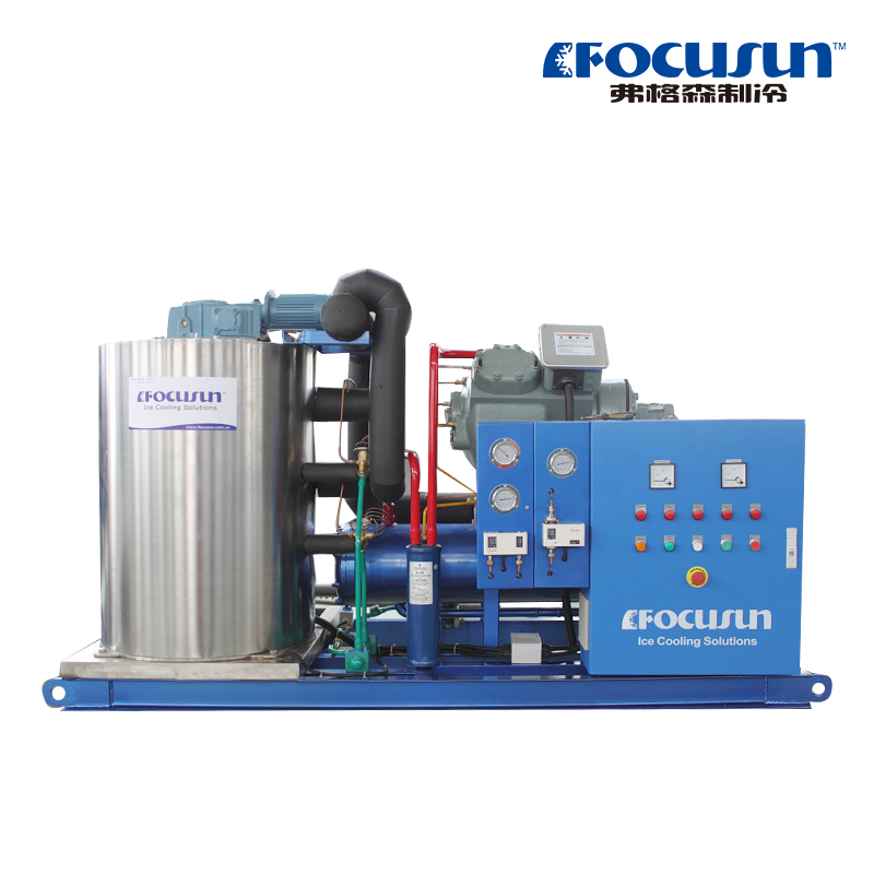 5T Seawater Marine Flake Ice Machine – Focusun Refrigeration Co.,Ltd.